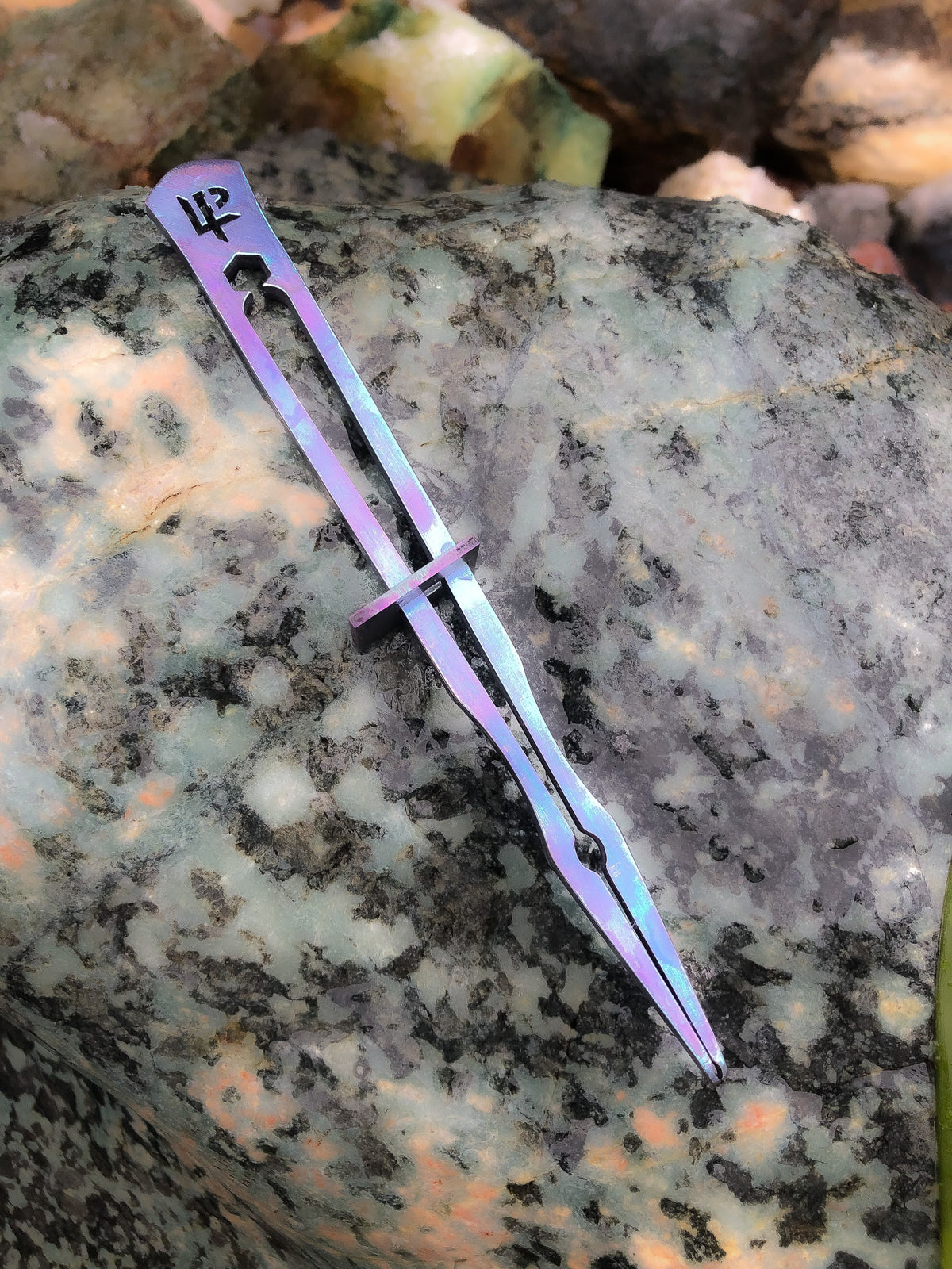 Titanium Soldering Tweezers (Ti Tweezy) — Lion Punch Forge
