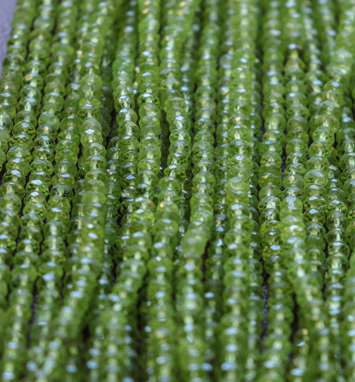 Peridot Beads — Lion Punch Forge