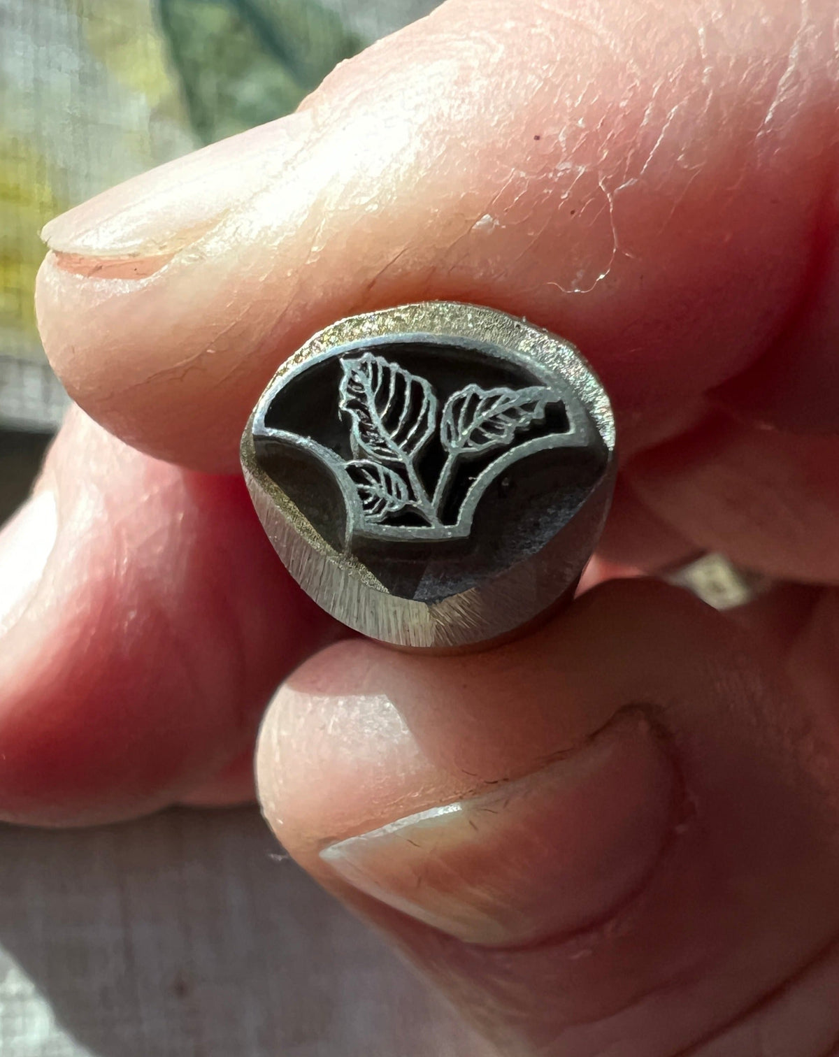 Maha Weeks Art Nouveau Stamps — Lion Punch Forge