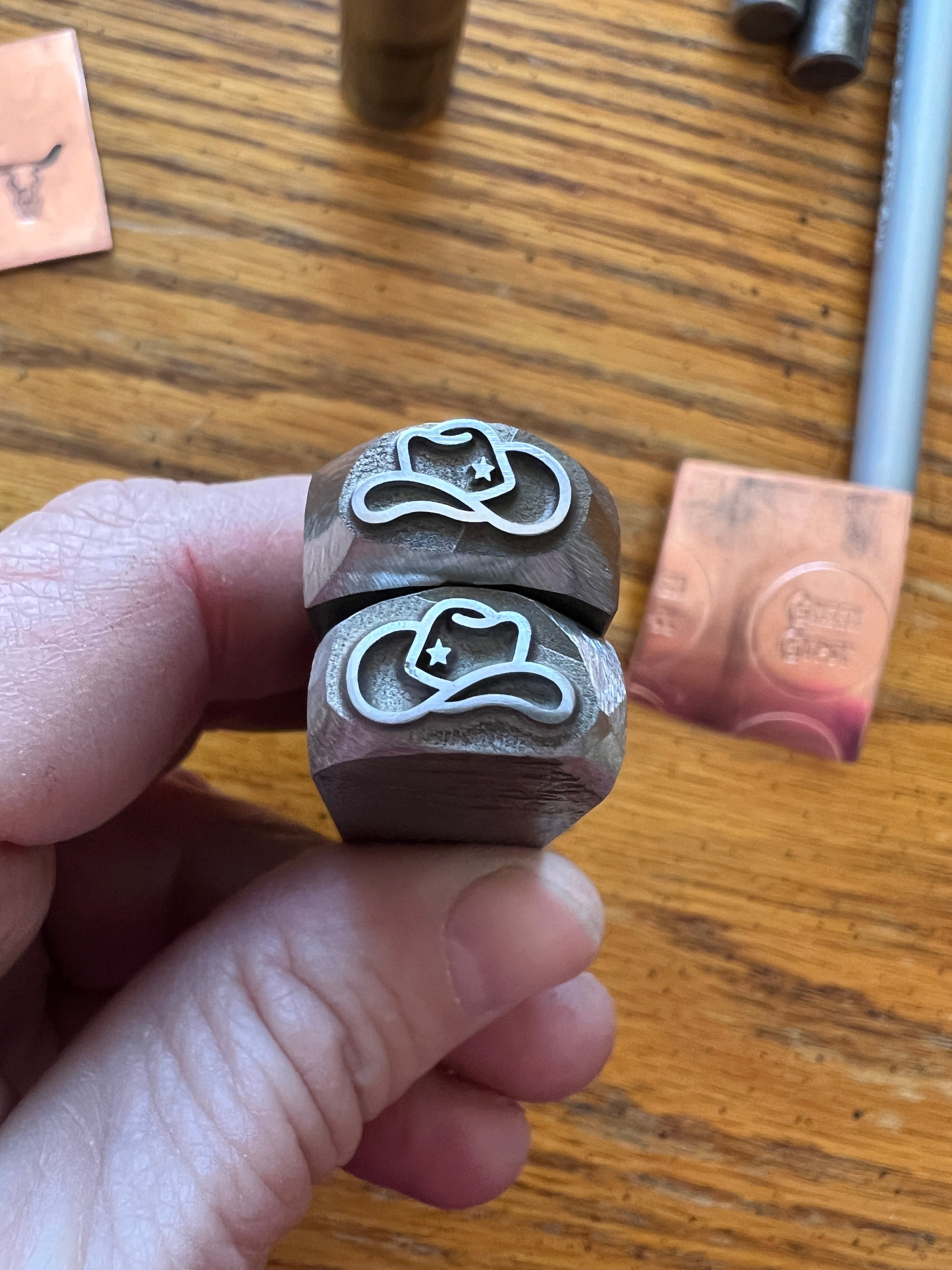 Maha Weeks Western Stamps — Lion Punch Forge