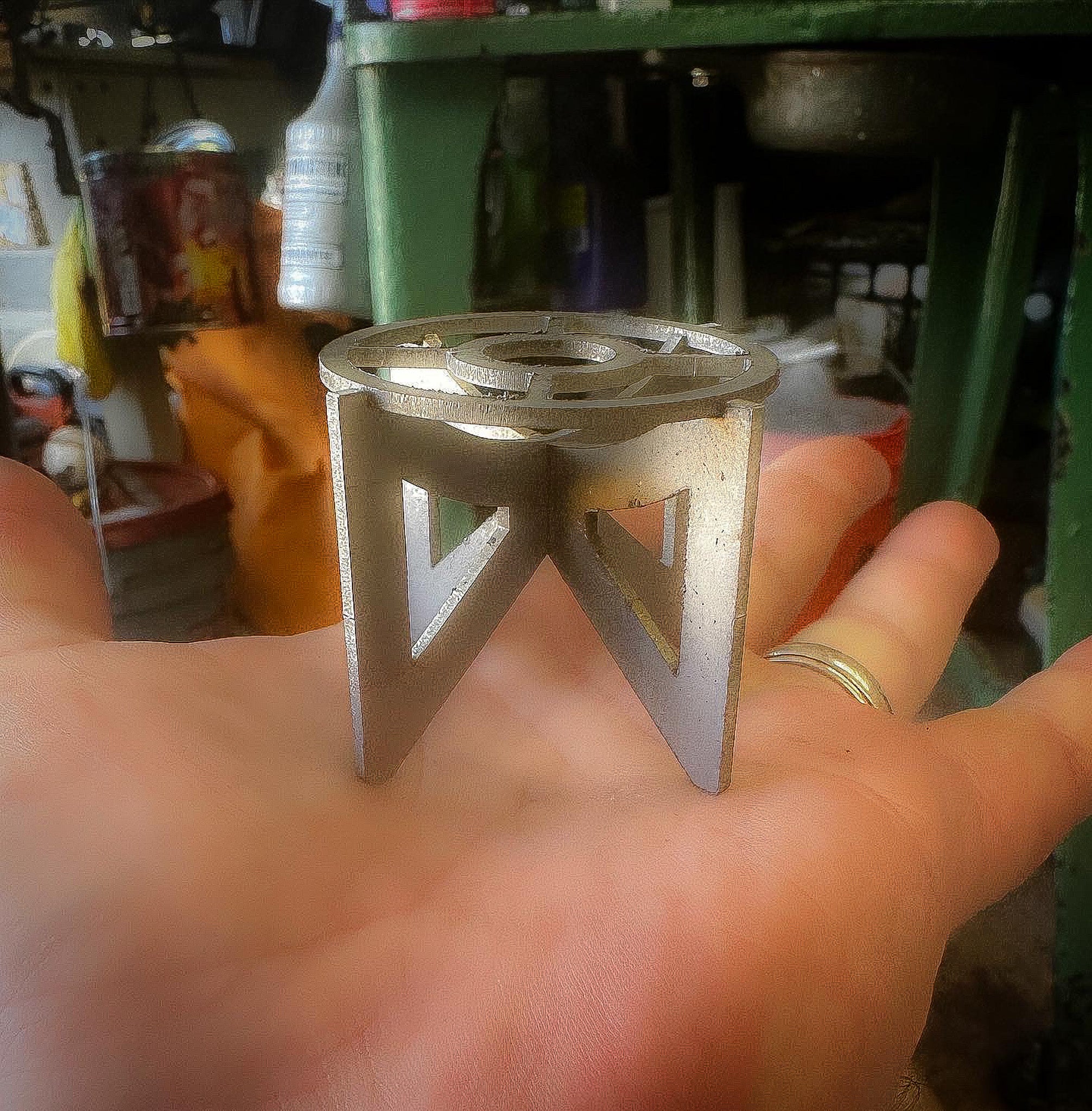 Ti-Quad Soldering Stand — Lion Punch Forge