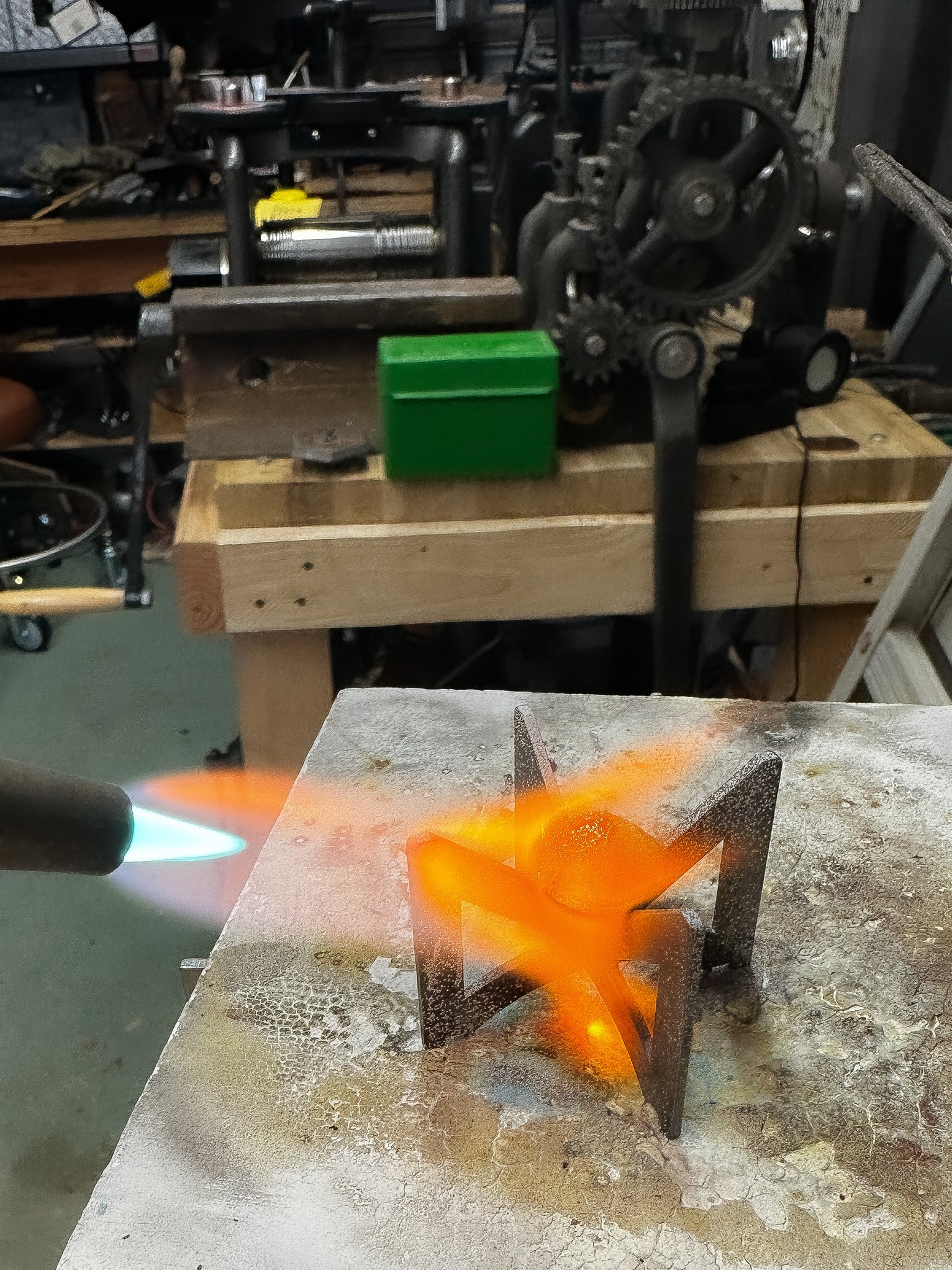 Ti-Quad Soldering Stand — Lion Punch Forge