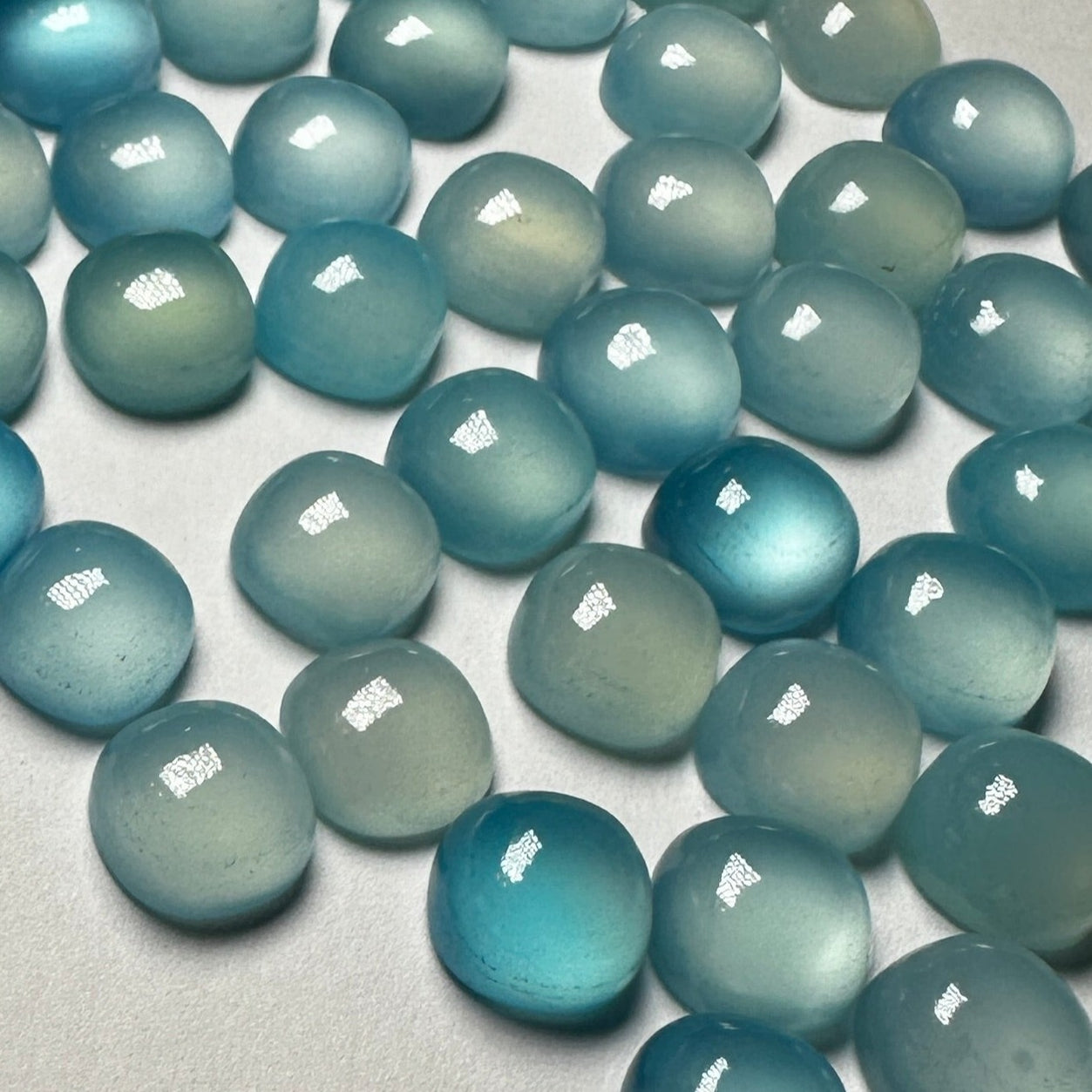Sky Blue Dyed Chalcedony — Lion Punch Forge