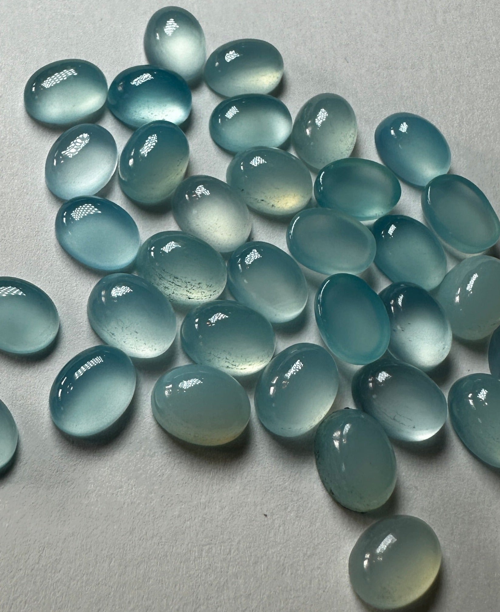 Sky Blue Dyed Chalcedony — Lion Punch Forge