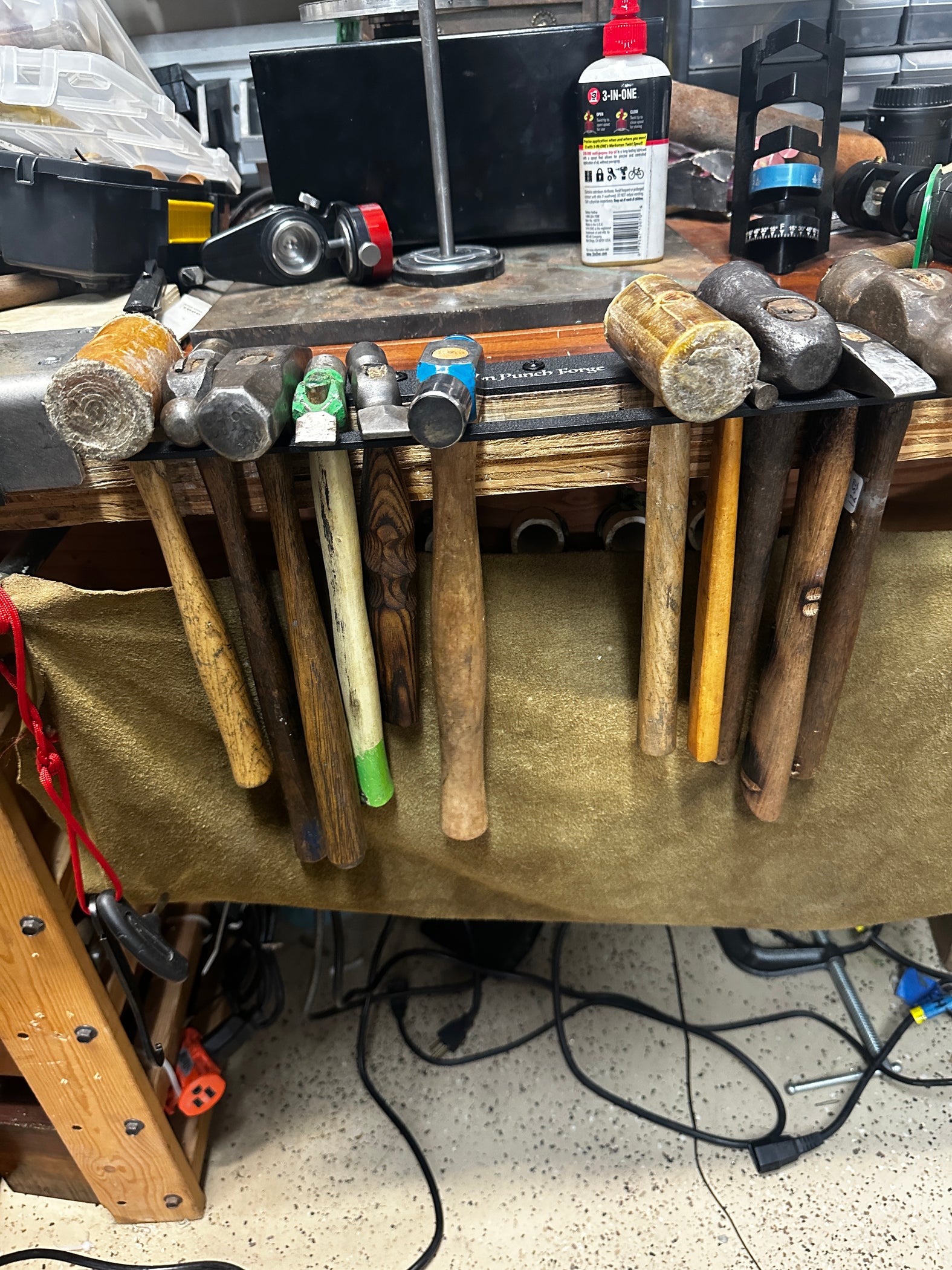 Hammer Rack — Lion Punch Forge