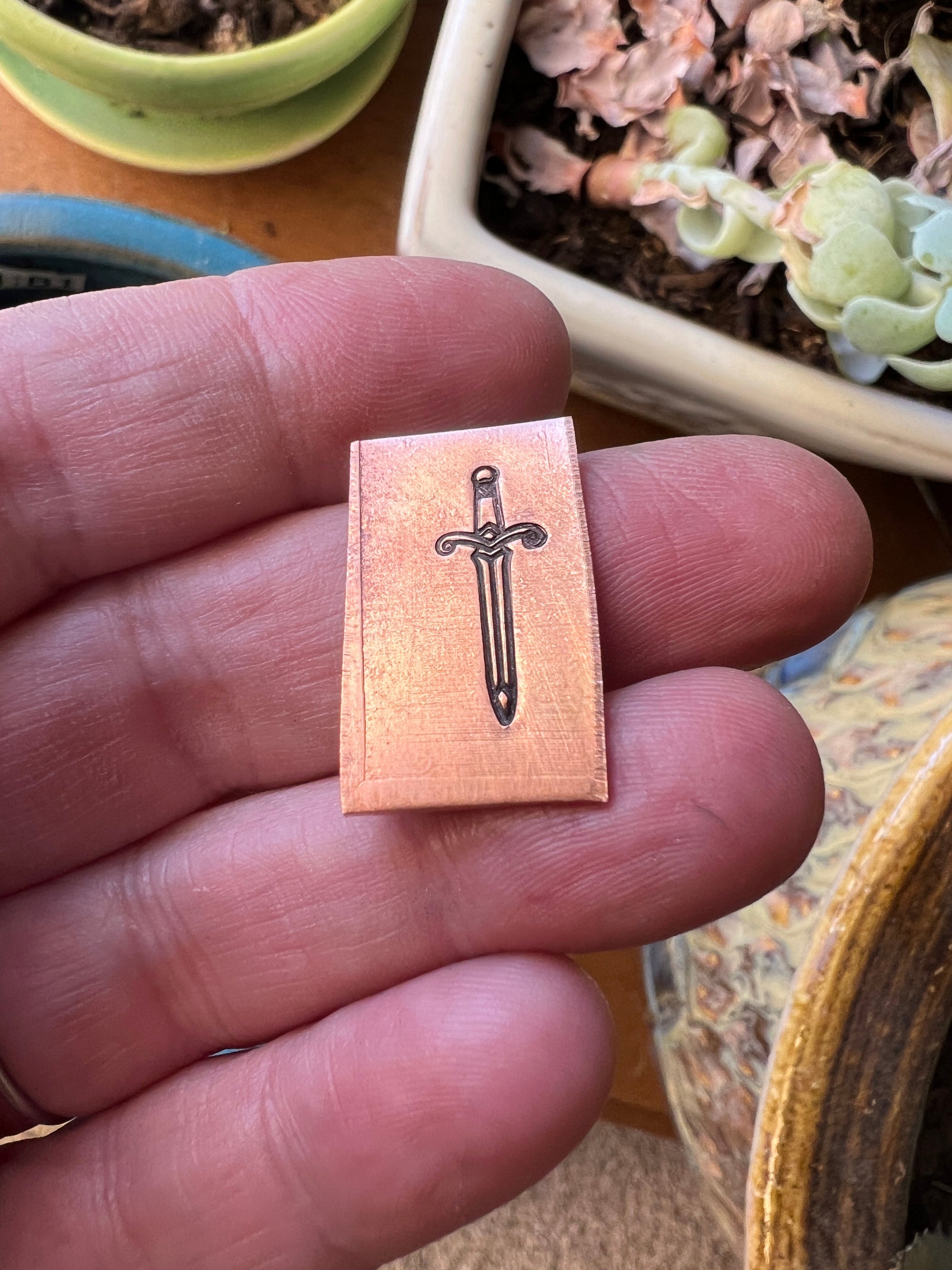 Sword stamp — Lion Punch Forge