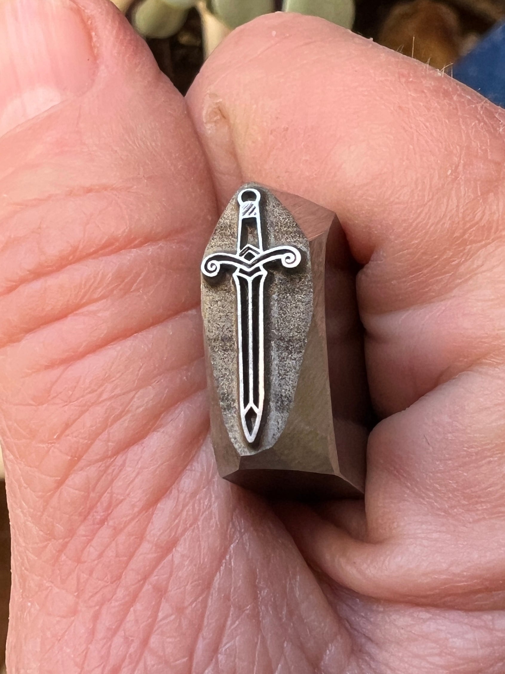 Sword stamp — Lion Punch Forge