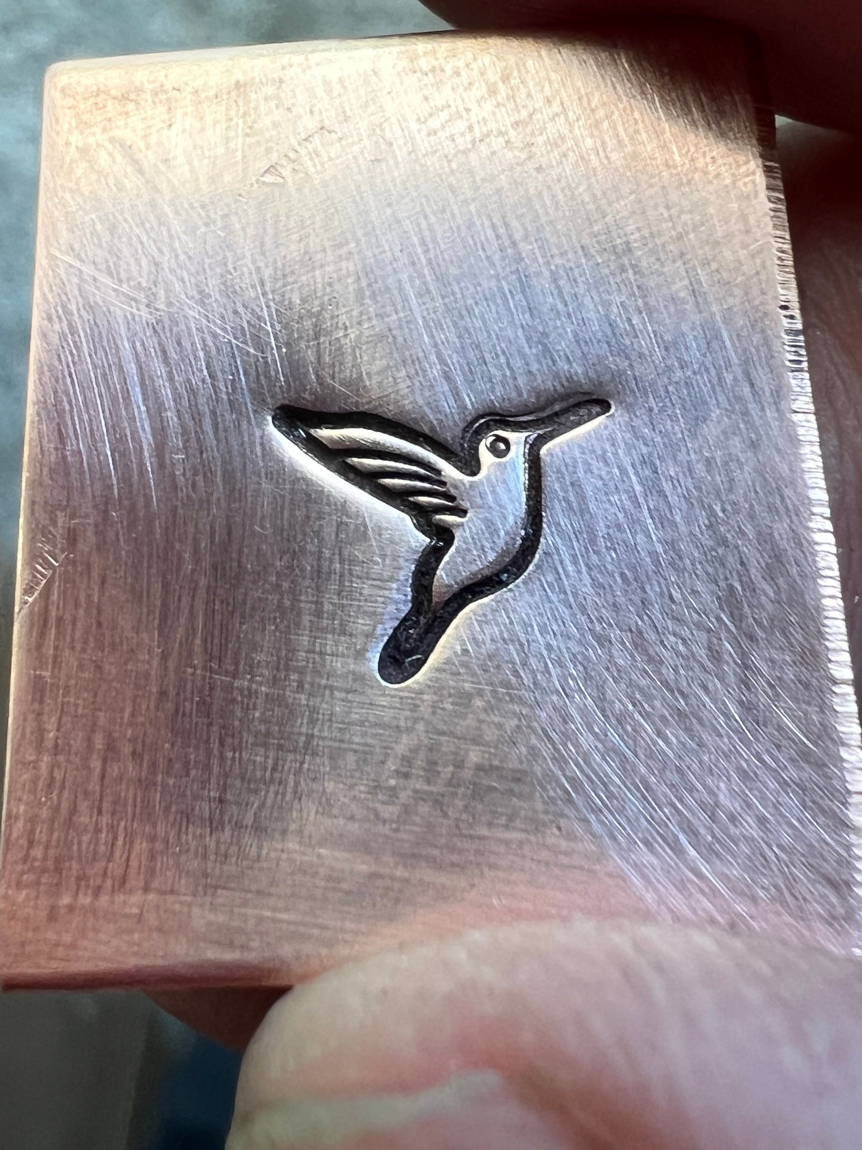 Hummingbird stamp — Lion Punch Forge