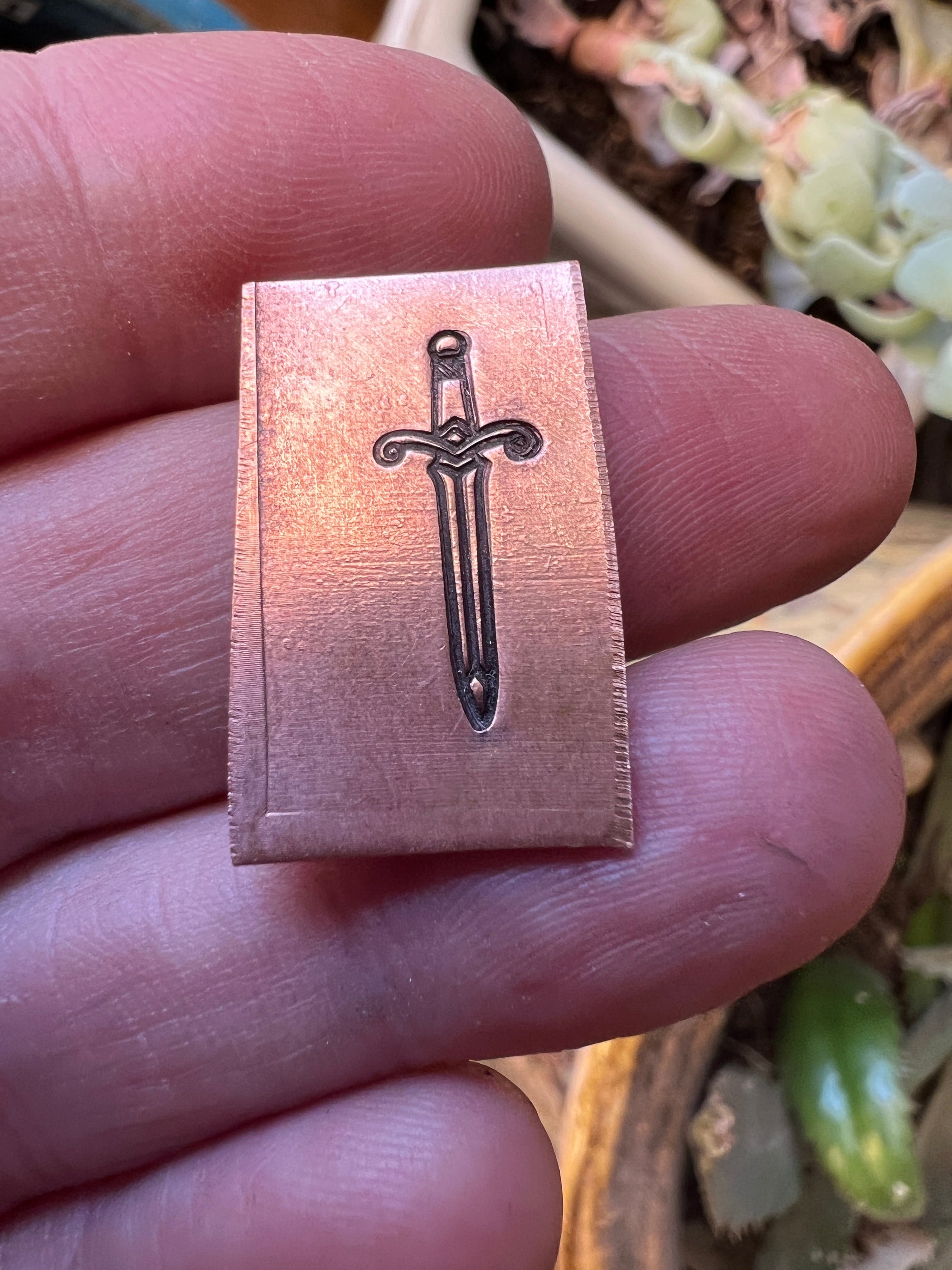 Sword stamp — Lion Punch Forge