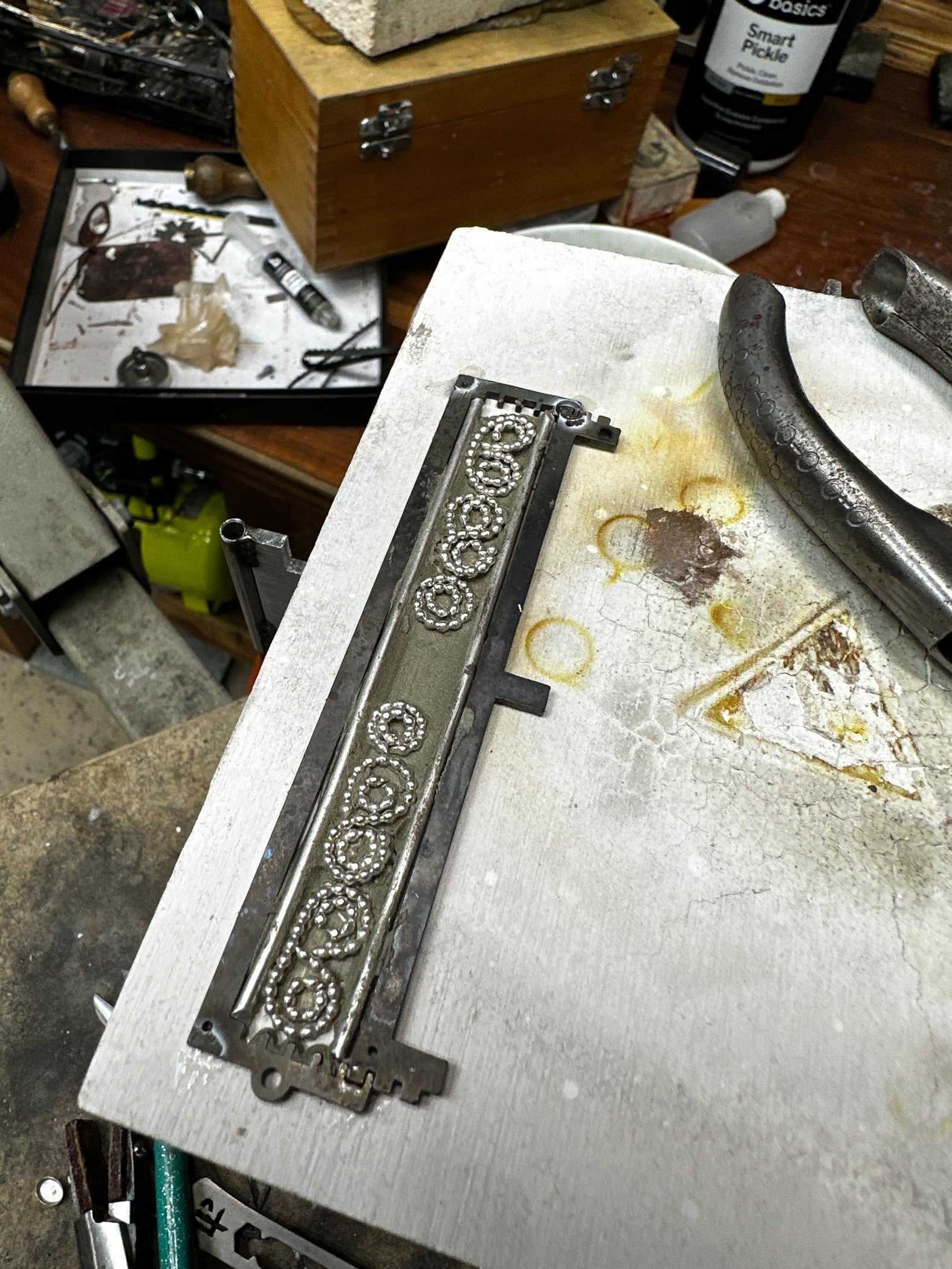 Soldering Stencils Adjustable Ring Band — Lion Punch Forge