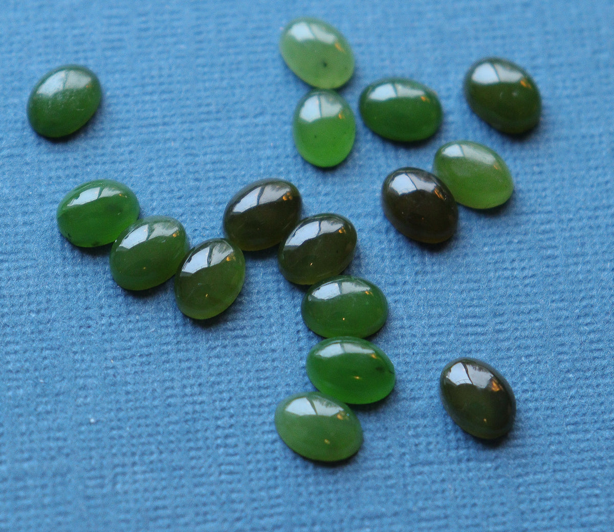 Taiwanese Jade Cabochons ovals (Multiple sizes) — Lion Punch Forge