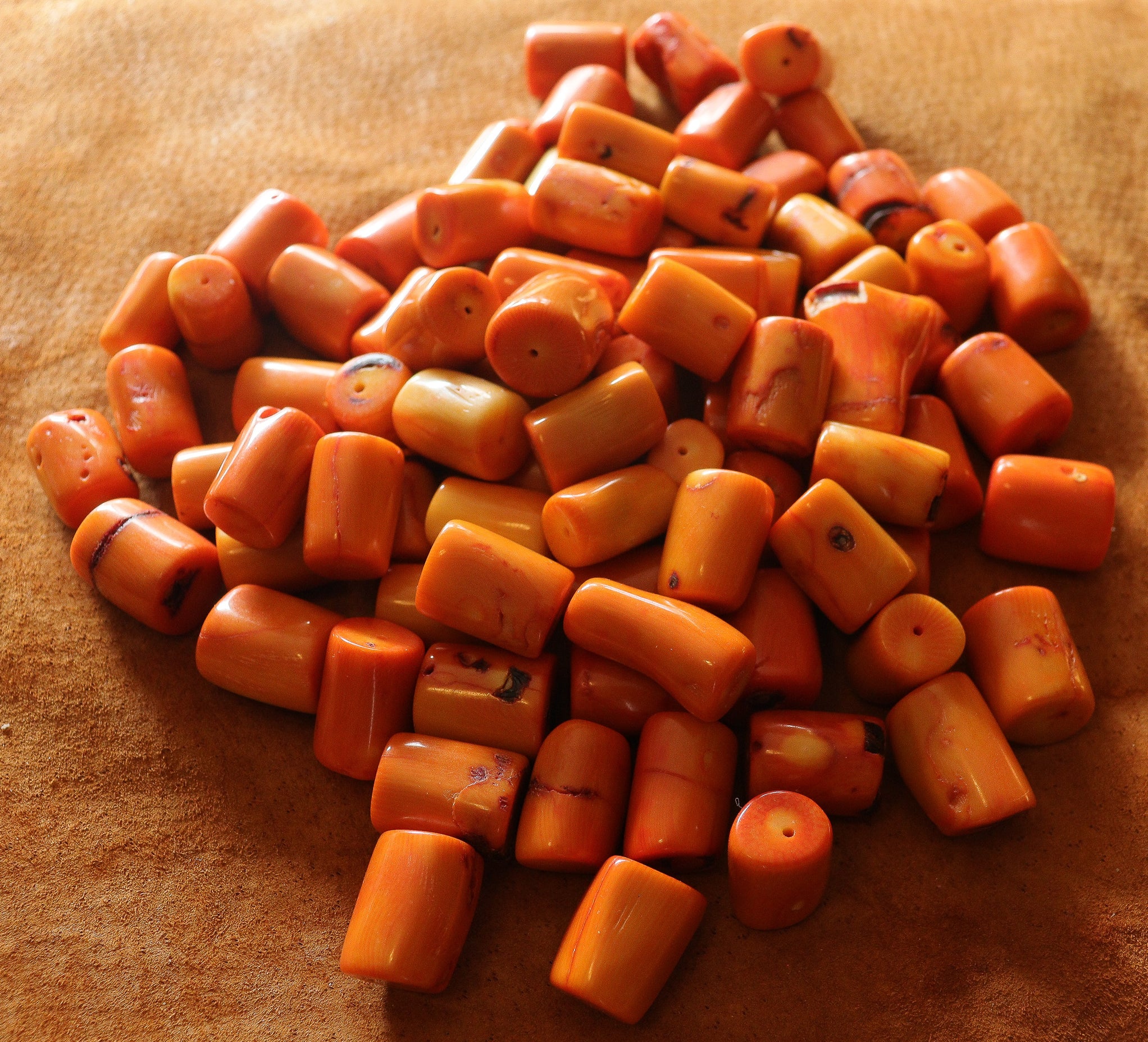 Bamboo Coral Beads — Lion Punch Forge