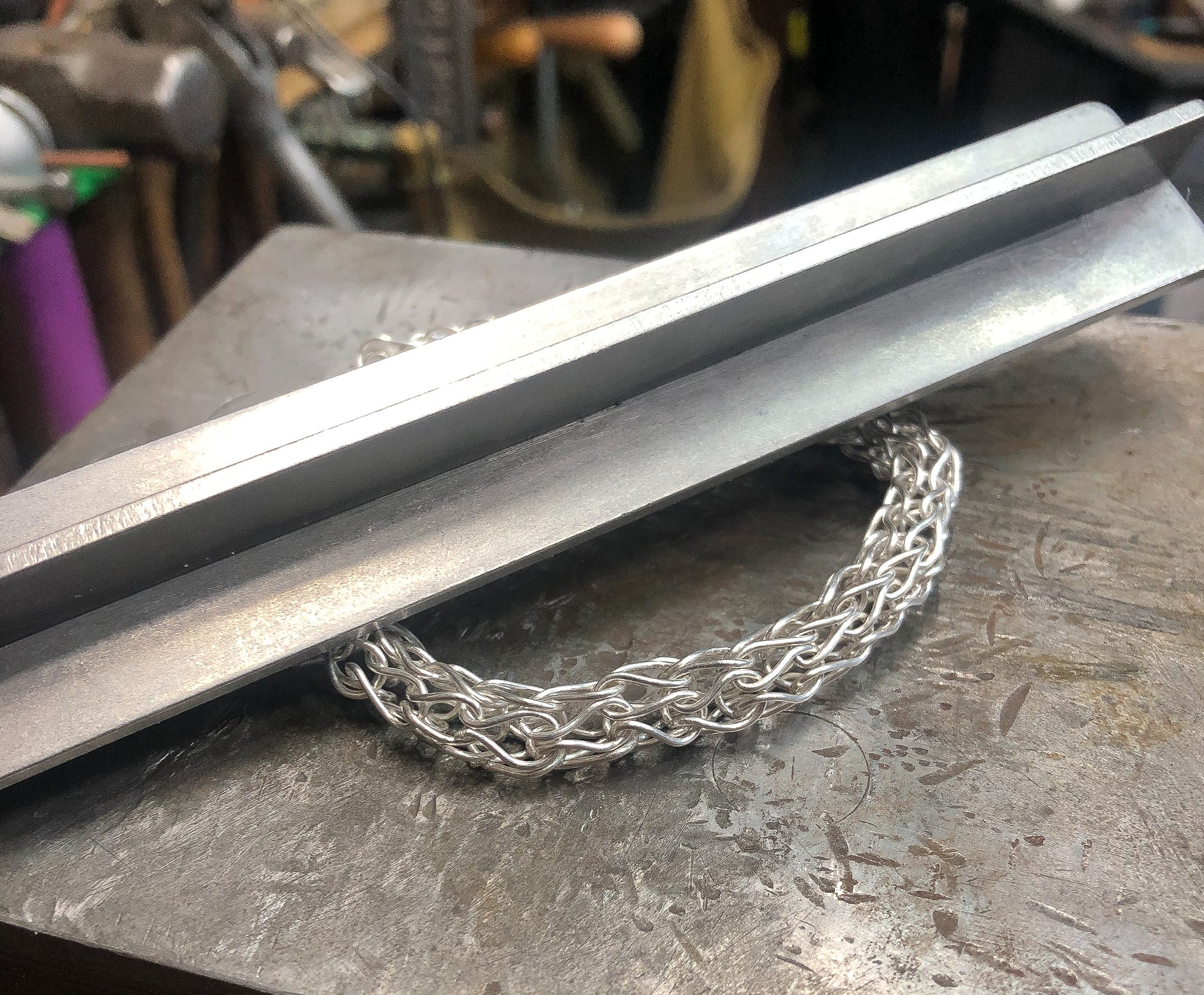 X-Link Chain Mandrel — Lion Punch Forge