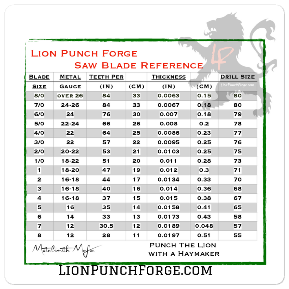 Jewelry Tools — Lion Punch Forge